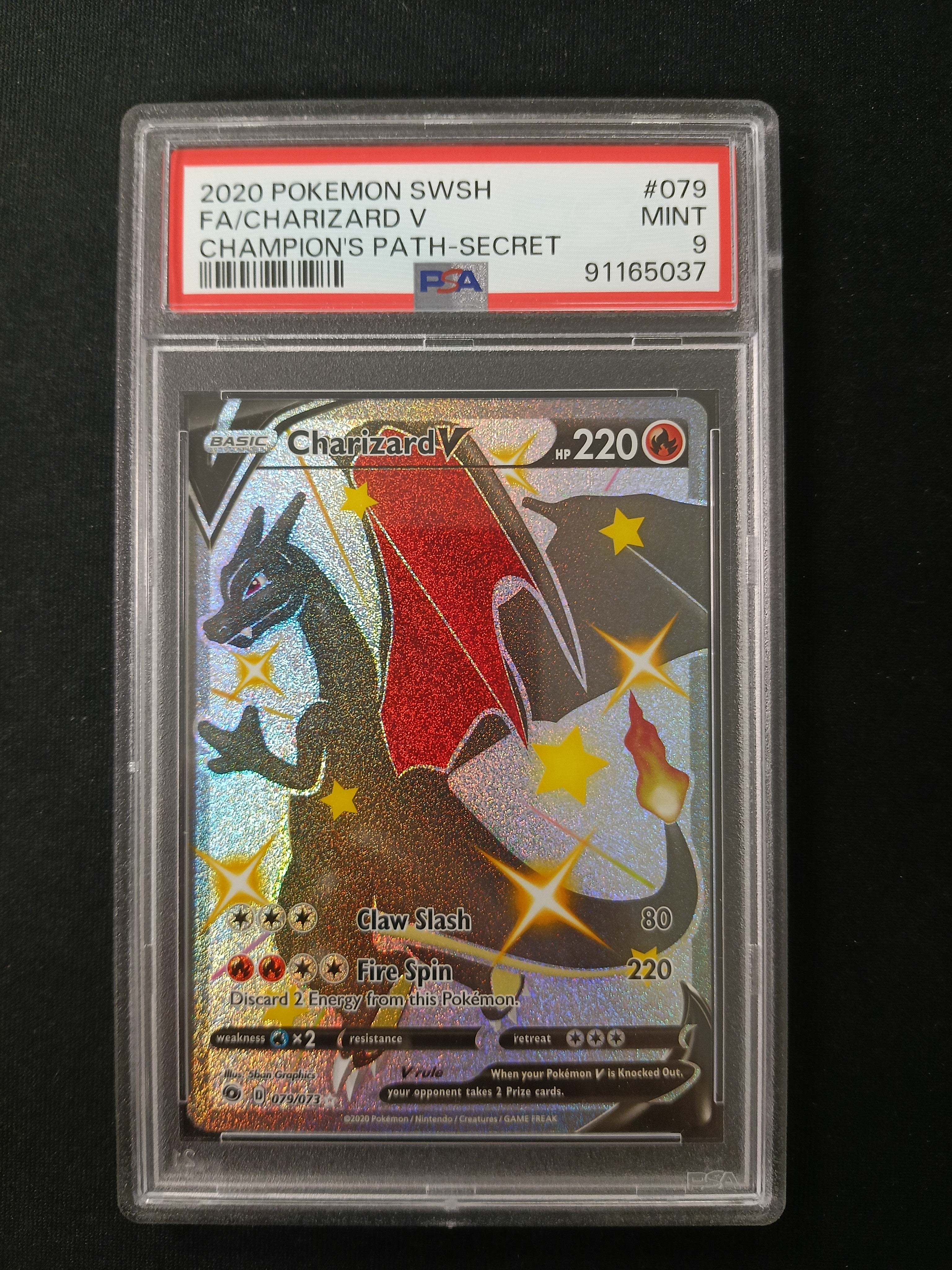 [PSA 9] Charizard V #79 Pokemon Champion's Path – Nova's Sports Cards